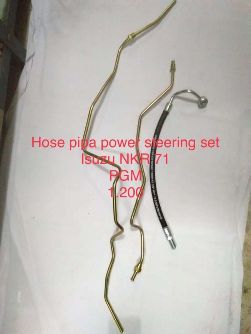 Jual Selang Hose Pipa Pipe Power Steering High Pressure Set Isuzu Nkr ...