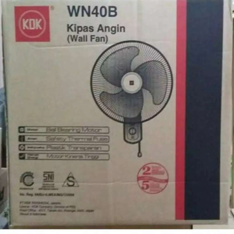 Jual KDK : KIPAS ANGIN DINDING 16 WN40B / WALL FAN KDK 16 WN 40 B di ...