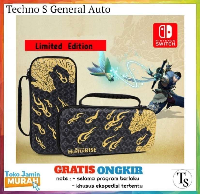Jual Eva Pouch bag Storage Case Monster Hunter Rise Nintendo Switch V1 ...