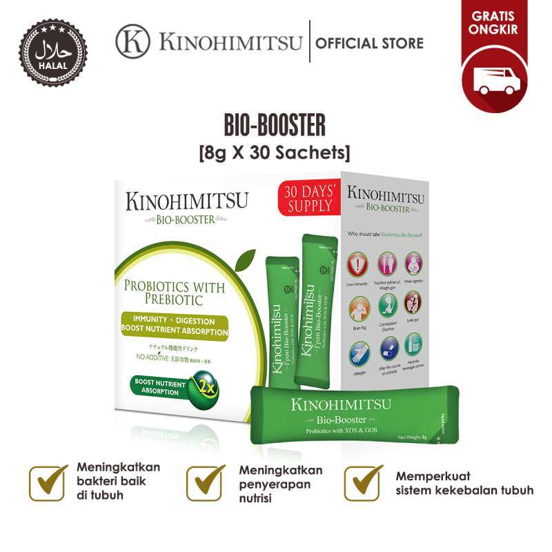 Promo Kinohimitsu Bio-Booster (Suplemen Kesehatan) 8g X 30 Sachets ...