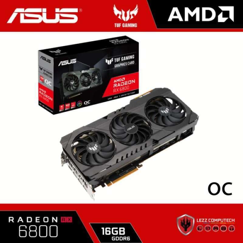Jual ASUS TUF GAMING RADEON RX 6800 OC 16GB GDDR6 di Seller Lezz ...