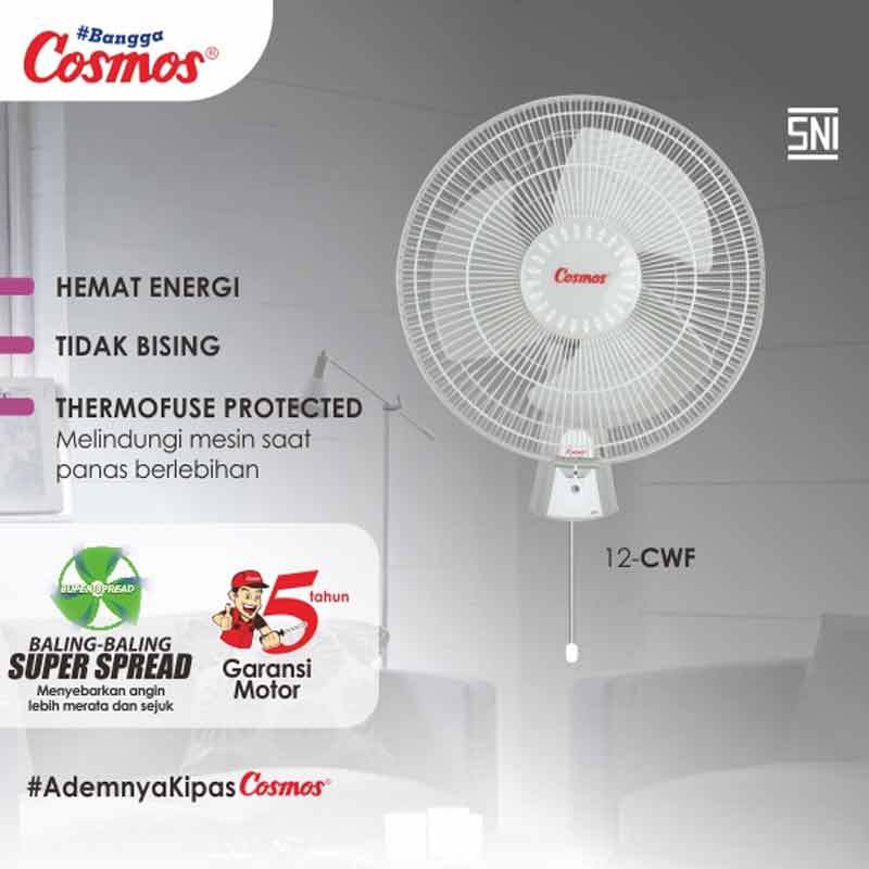 Jual Cosmos 12-cwf Wall Fan [12 Inch] Di Seller Myhartono Store - Hartono - Kota Surabaya | Blibli