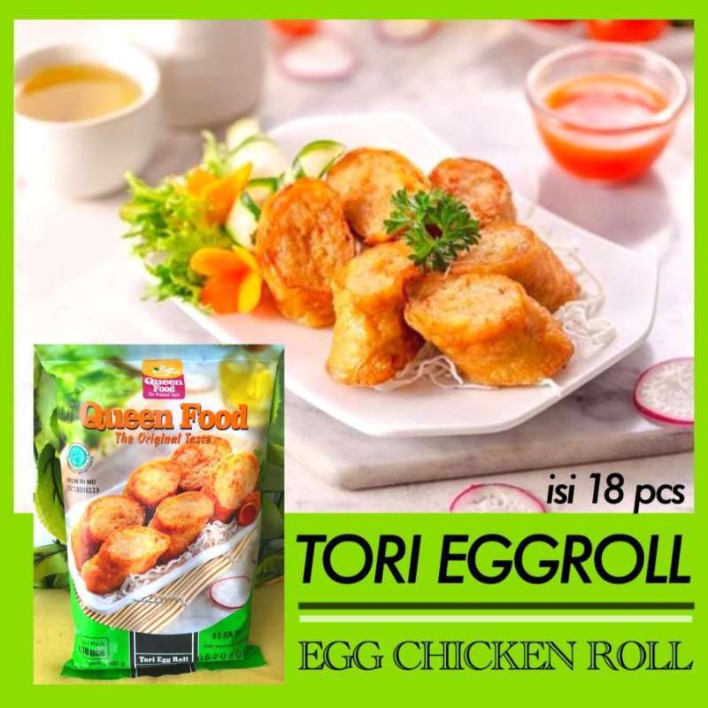 Jual Tori Egg Roll Queen Food Egg Chicken Roll Eggroll isi 18 di Seller Gadsa Online Shop ...