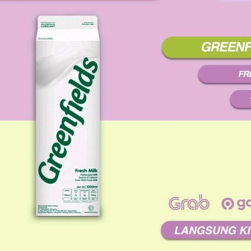 Jual Greenfields Fresh Milk 1 Liter di Seller vicshoes - Jombang, Kota ...