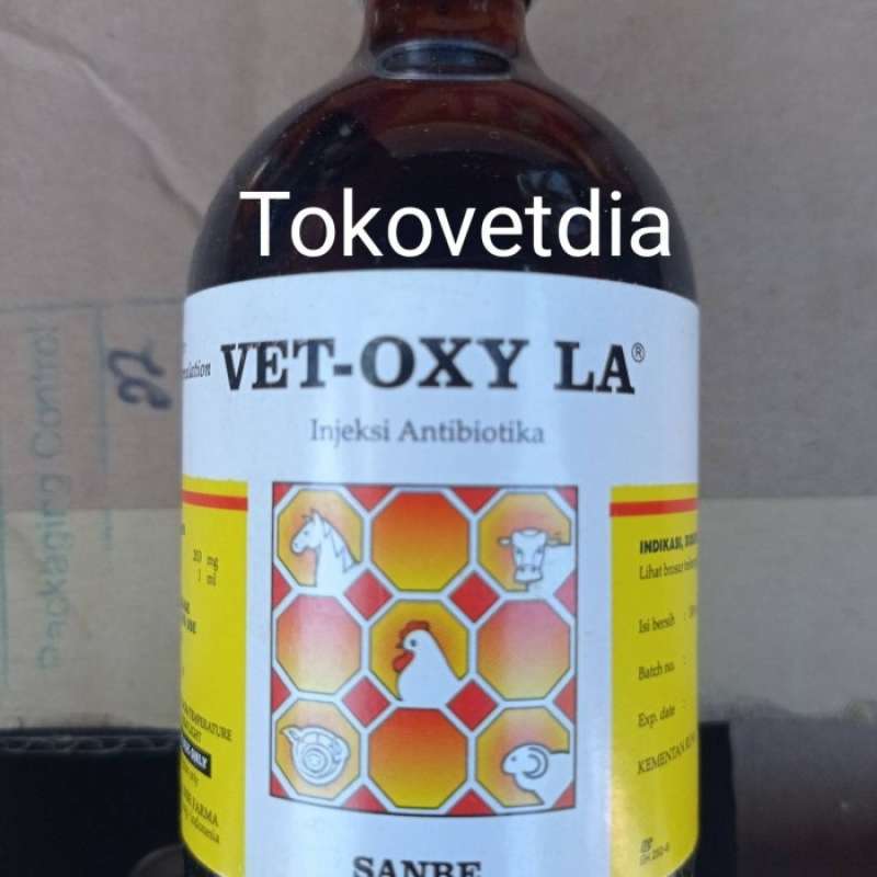 Promo Vet Oxy La 100 Ml Obat Hewan Antibiotik Long Acting Diskon 17% Di ...