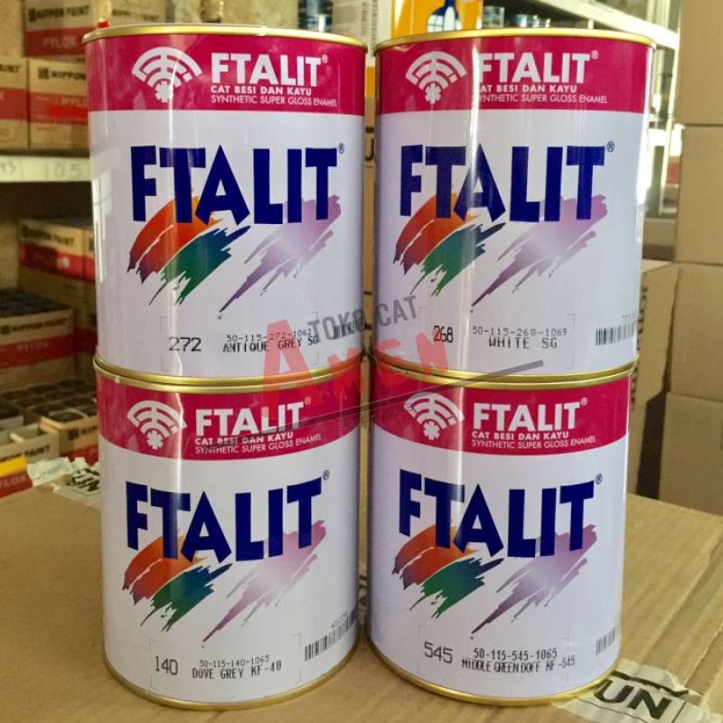 Jual KANSAI FTALIT SEMI GLOSS 1LT / CAT KAYU DAN BESI - Multicolor di ...