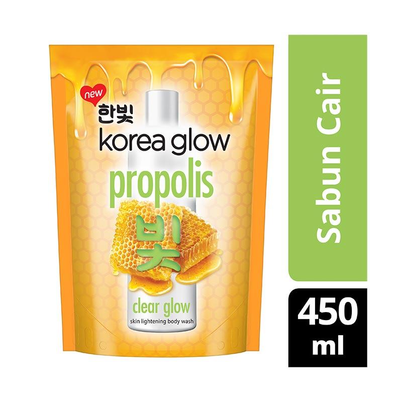 Jual Medan - Korea Glow Clear Glow Sabun Cair [450 mL/ Kemasan Refill ...
