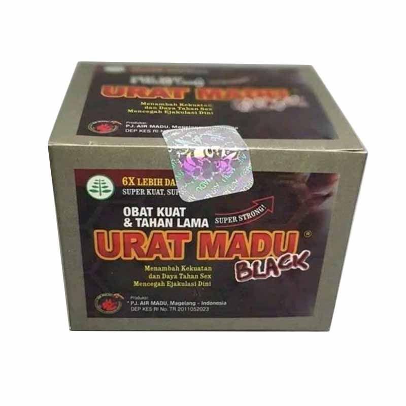 Promo URAT MADU BLACK Obat Kuat Pria [Original/20 Kapsul] Diskon 58% di ...