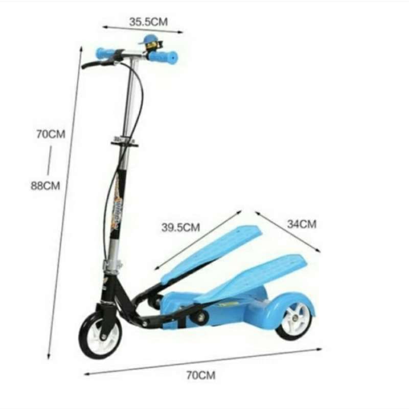 Promo Tanpa Merk Tahun ini aja kak Scooter/ Sekuter Otoped Genjot Wings ...