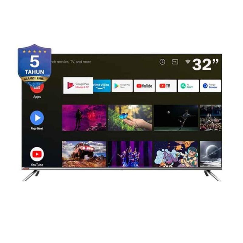 Promo Changhong L32h7 Led Smart Tv - Silver [32 Inch/ Google Certified ...