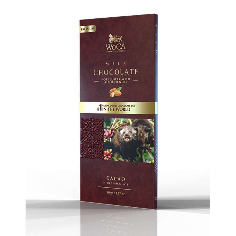 Jual Woca Coklat Kopi Luwak Premium Milk Chocolate Bar [90 G] Di Seller ...