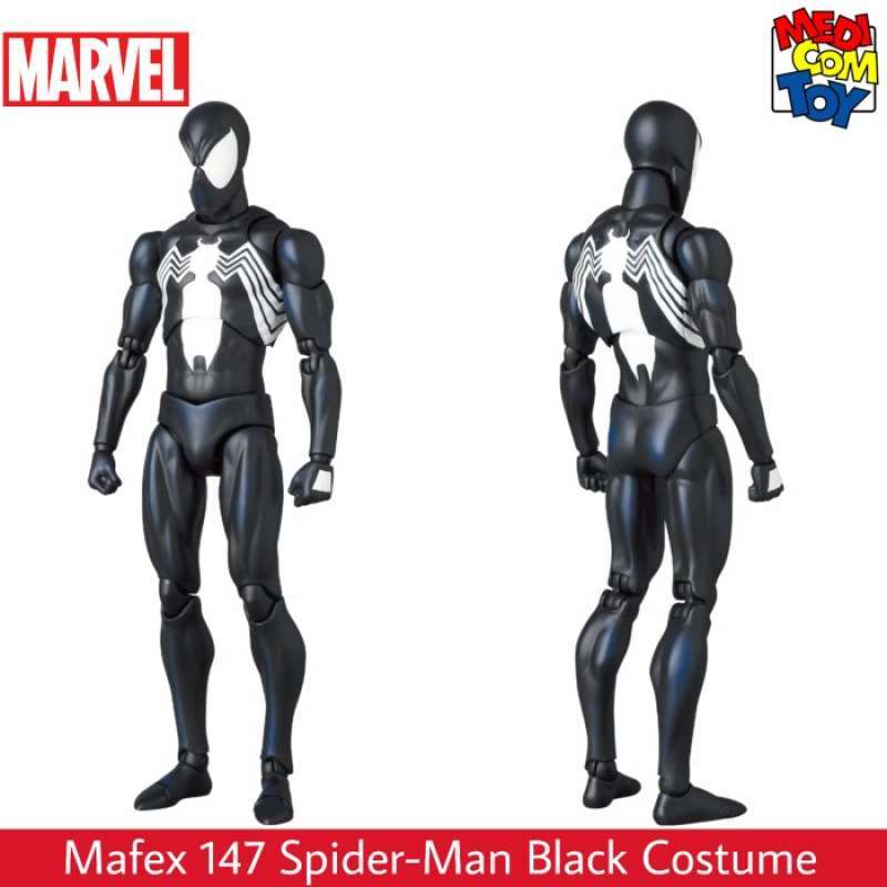 Jual Medicom Toy Mafex 147 Symbiote The Amazing Spider-man Black ...