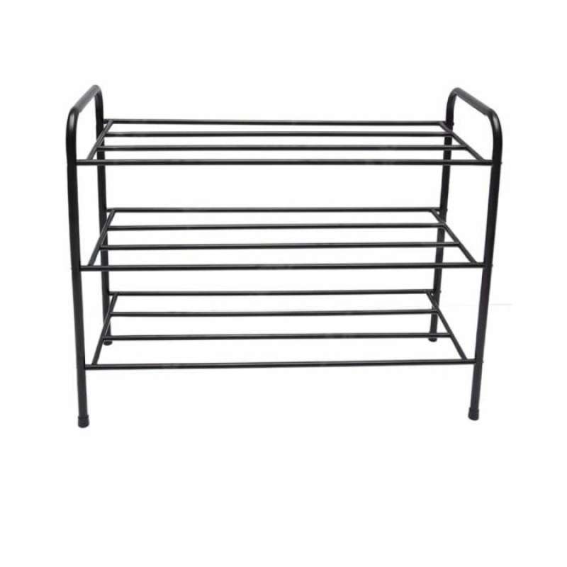 Jual Krisbow Rack Sepatu 3 Tingkat - Hitam - Original Ace Hardware di ...