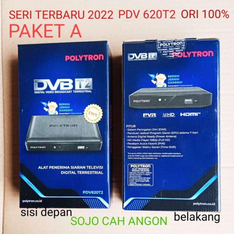 Promo set top box polytron pdv 620t2 stb dvb t2 penerima siaran tv ...