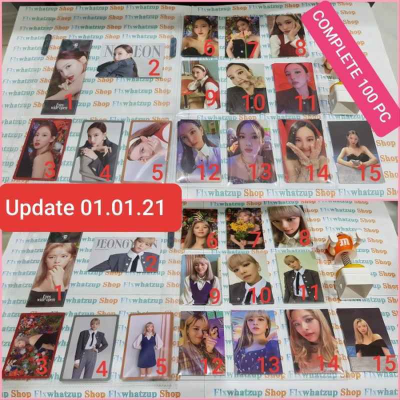 Jual Twice Official Eyes Wide Open - Photocards - Chaeyoung-photocardalbum Di Seller Felix ...