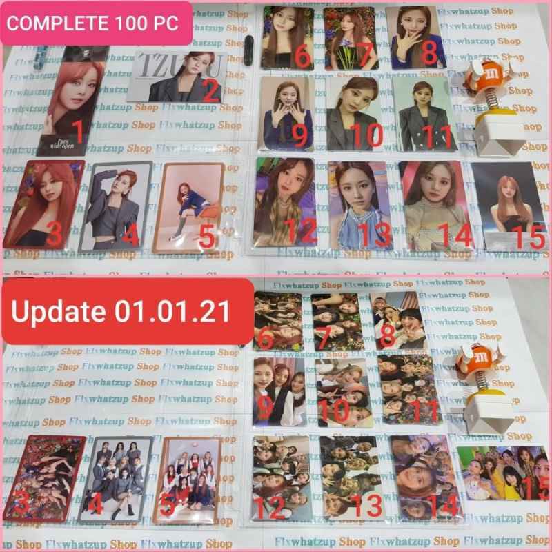 Jual Twice Official Eyes Wide Open - Photocards - Chaeyoung-photocardalbum Di Seller Felix ...