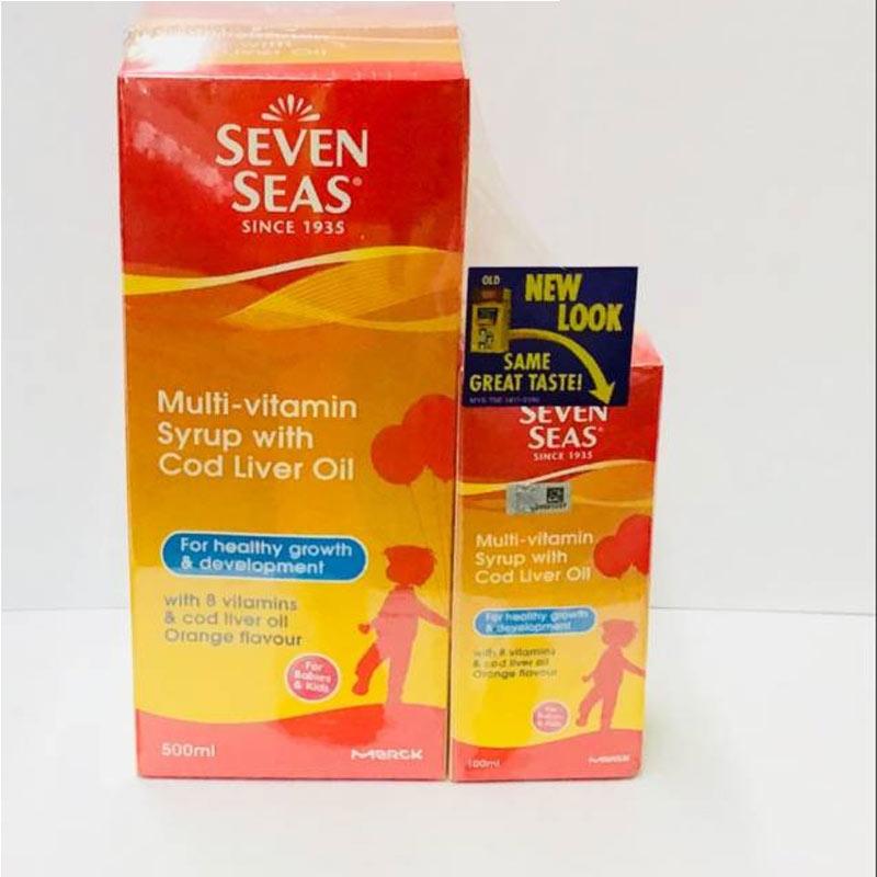 Jual Seven Seas Multivitamin Syrup Anak Cod Liver Oil di Seller Rina ...