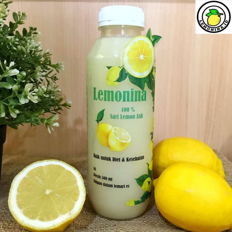 Jual Lemonina Sari Lemon Asli Minuman Kesehatan [500 ml] di Seller ...