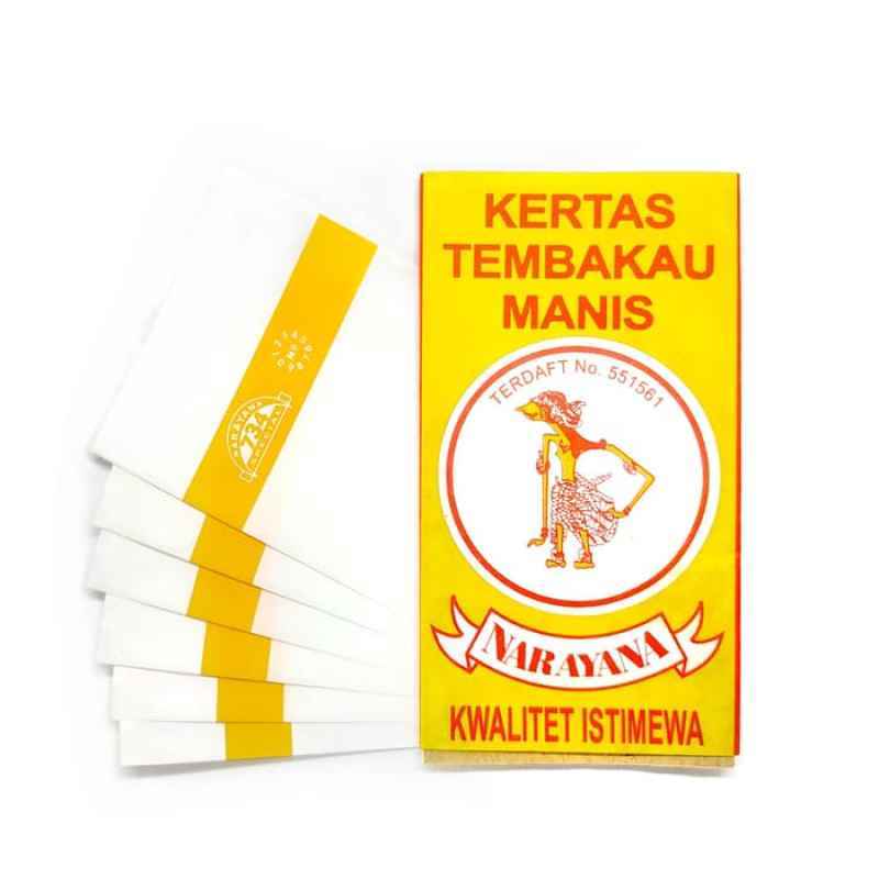Jual NARAYANA Kertas Papir Kertas Rokok Linting 1 Ikat di Seller Kios ...