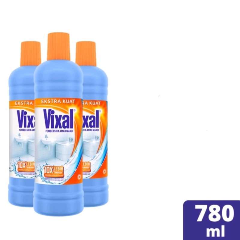 Jual Vixal Pembersih Porselen Kamar Mandi Ekstra Kuat 780ml 3 Pc Di Seller Tokoku Star - Duri ...