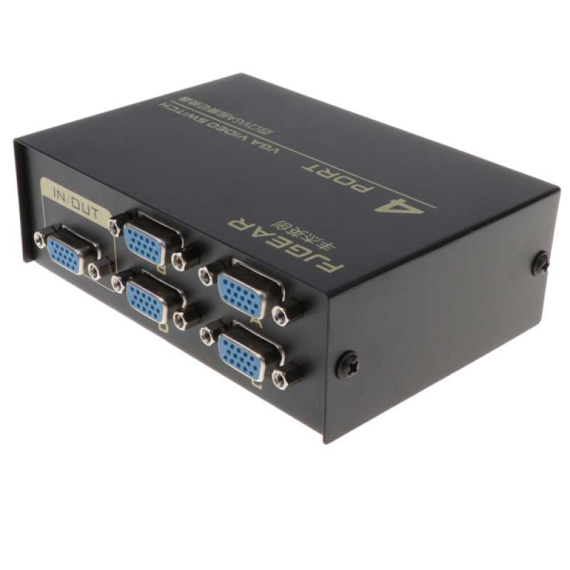 Jual Monitor Display Selecting Switcher Box(4-in-1-Out), Easy to Use ...