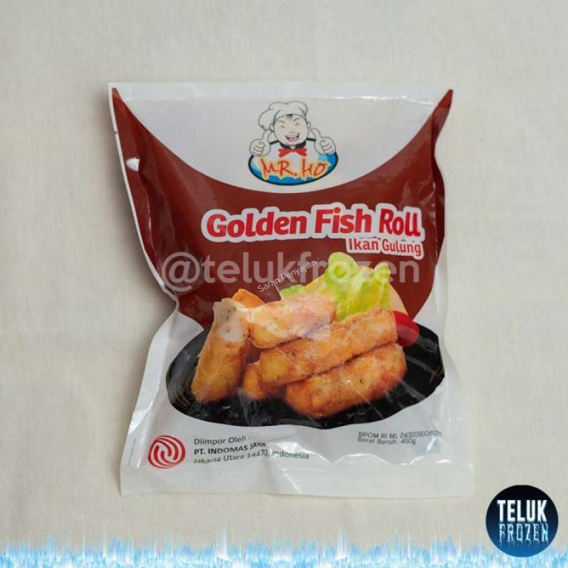 Jual Golden Fish Roll Mr Ho 450gr Ikan Gulung 450 Gram Olahan Frozen ...
