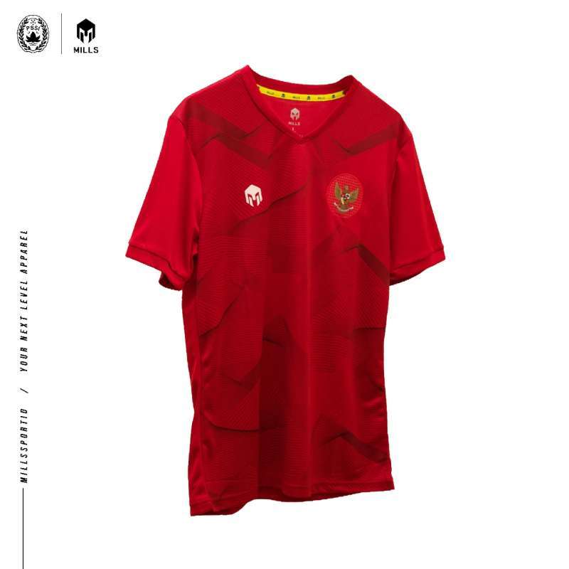 Jual Mills Timnas Baju Latihan Garuda Training Jersey Code 1013gr - Red ...