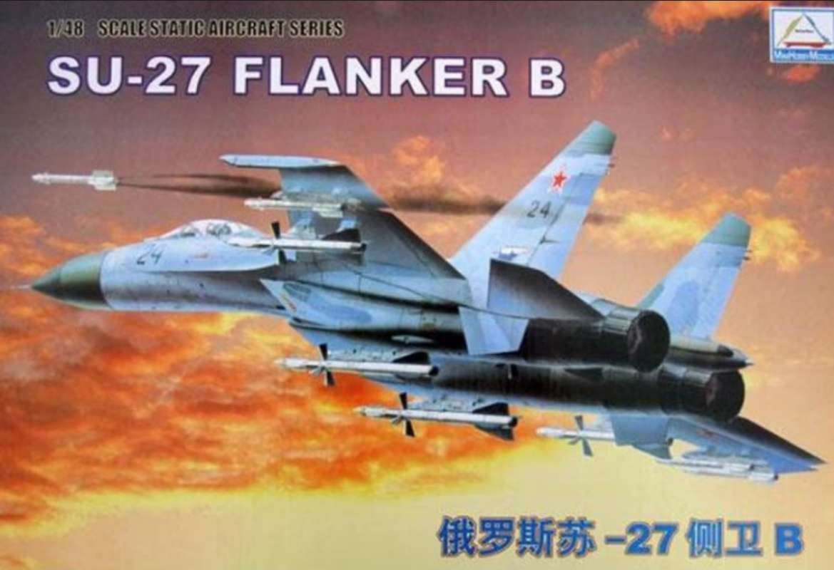Jual Pesawat Sukhoi Su-27 Flanker B Skala 1:48 Mini Hobby Models di ...