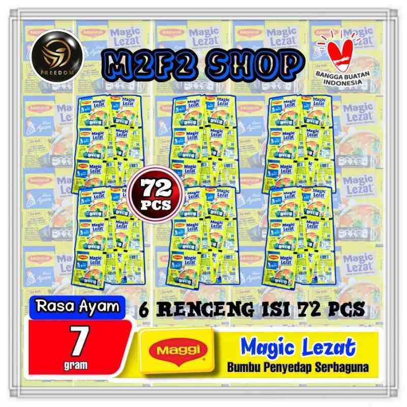 Jual Maggi Magic Lezat Bumbu Penyedap Rasa Ayam Sachet - 7 gr (Kemasan ...