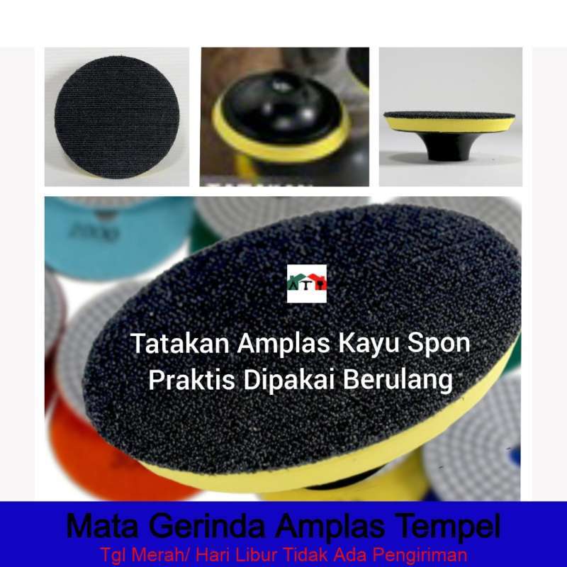 Jual Mata Gerinda Amplas Tempel Velcro Tatakan Gurinda Spon - Amplas ...