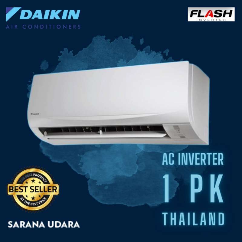 Jual AC Daikin Inverter Thailand R32 1 PK FTKQ25 RKQ25 STKQ25 Putih - Surabaya di Seller Sarana ...