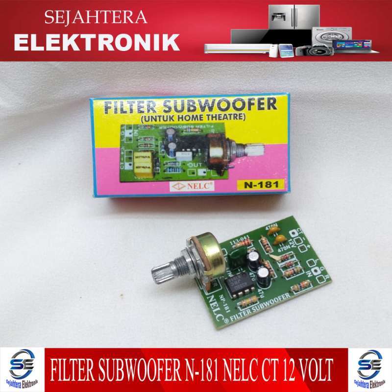 Promo FILTER SUBWOOFER (Untuk Home Theatre) N-181 NELC CT 12 VOLT ...