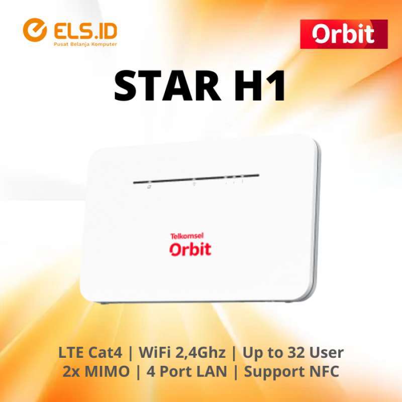 Jual Telkomsel Orbit Star H1 Modem WiFi 4G High Speed di Seller ELS ...