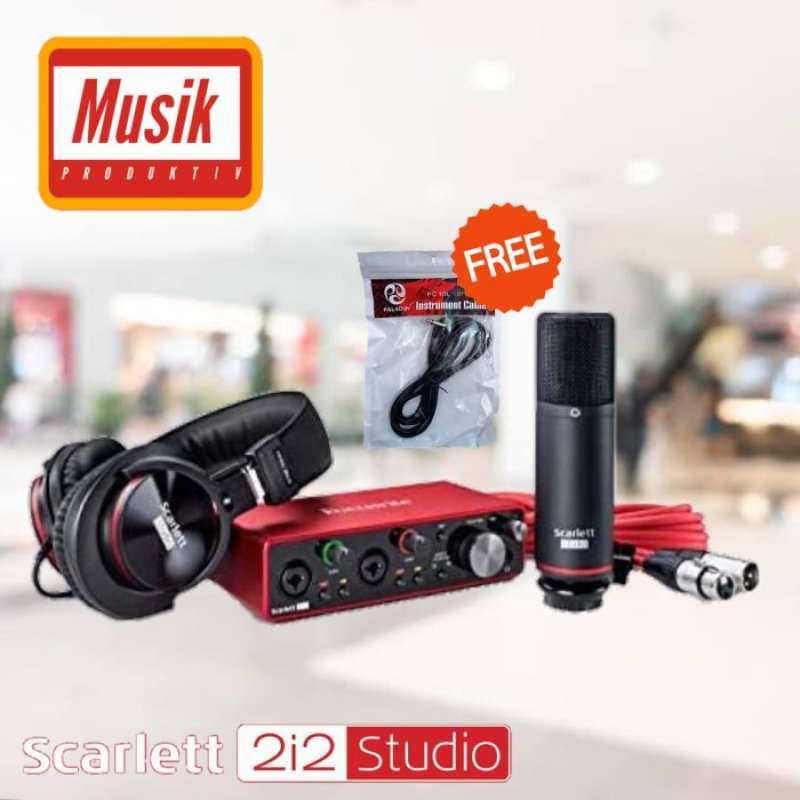Promo Focusrite Scarlett 2I2 Studio Usb Audio Interface Diskon 17% di Seller Golden Victory ...