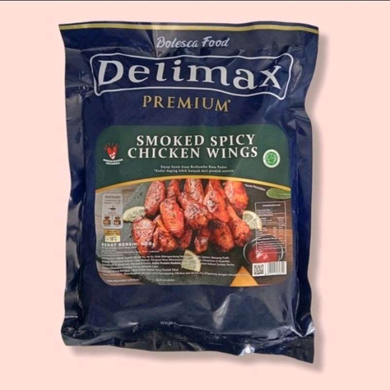Jual Delimax spicy Wing 500 gr Halal di Seller SAJI Frozen & Snack ...