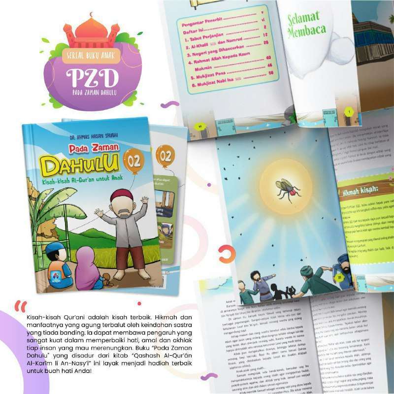 Promo Buku Pada Zaman Dahulu Kisah-kisah Al-qur'an Untuk Anak Kisah Dan Cerita Nabi 1 Paket ...