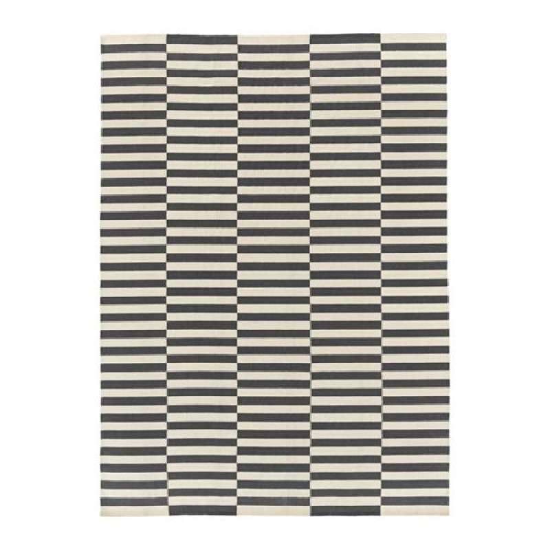 Jual Karpet Anyaman Datar Buatan Tangan garis garis Abu abu di Seller ...