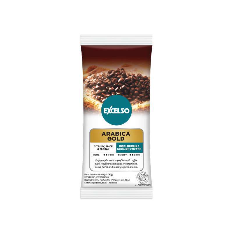 Jual Excelso Single Serving Arabica Gold Folding Box [10 Sachet / 10 ...