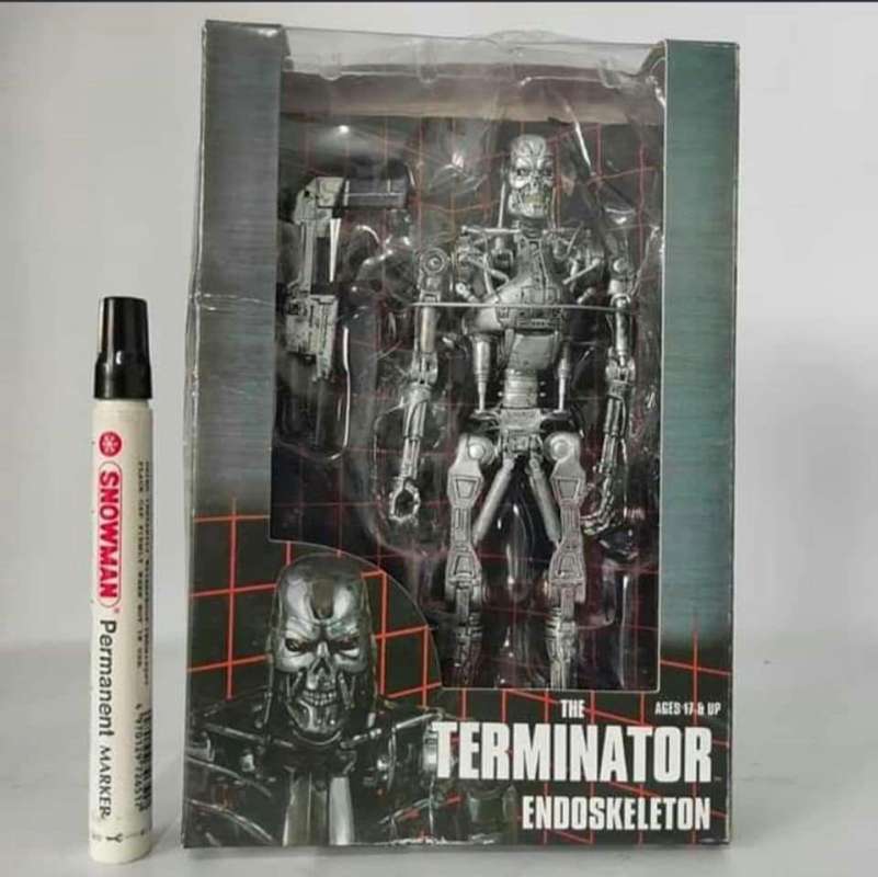 Jual Neca Terminator Endoskeleton tinggi 7inch full Artikulasi neca Di ...