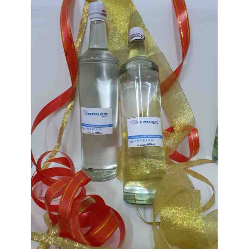 Jual lem akrilik crystal glue medium 650 ml di Seller Crystal glue ...