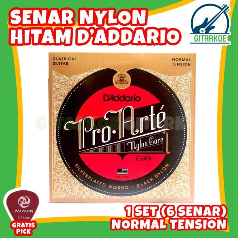 Promo Senar Gitar Nylon Daddario Nilon Klasik Classic Akustik 1 Set ...