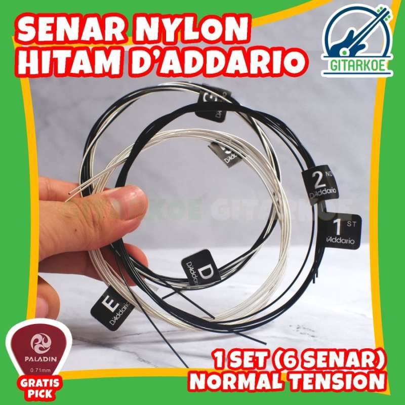 Promo Senar Gitar Nylon Daddario Nilon Klasik Classic Akustik 1 Set ...