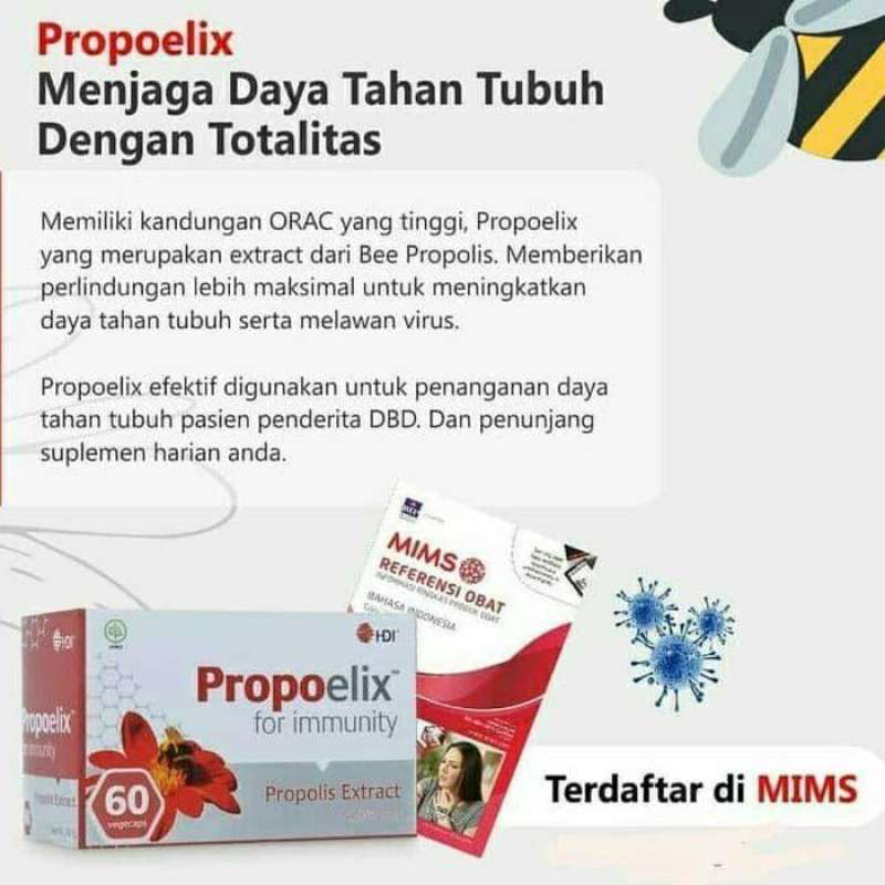 Jual Hdi Naturals Propoliex Suplemen Kesehatan [60 Vegekaps] Di Seller ...