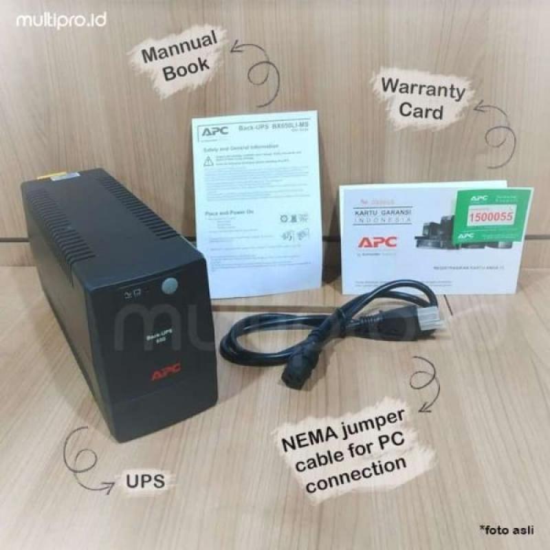 Jual UPS APC BX650LI-MS Back-UPS,325 Watts / 650 VA Line Interactive di ...