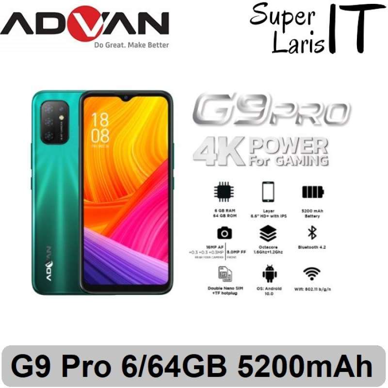 Jual Advan G9 Pro 6/64gb 5200mah - Garansi Resmi Di Seller Super Laris It - Pattunuang, Kota ...