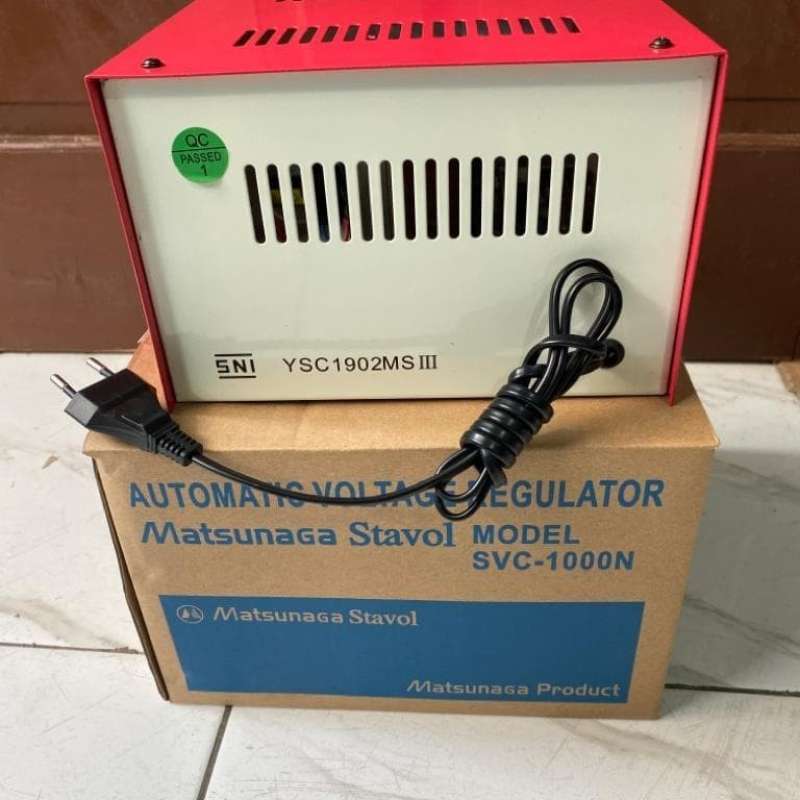 Jual Stabilizer Matsunaga 1000watt 1000 Watt 1000w Stavol SVC-1000N di Seller Maha Karya Seller ...