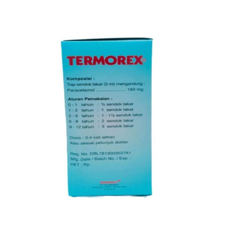 Jual Termorex Syr 60ml Di Seller Cahaya Pharmacy - Batuampar, Kota ...