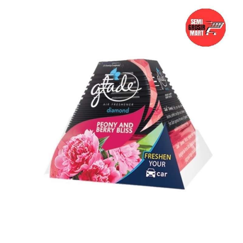 Jual Glade Diamond Peony And Berry Bliss 80gr - Pengharum Mobil di ...