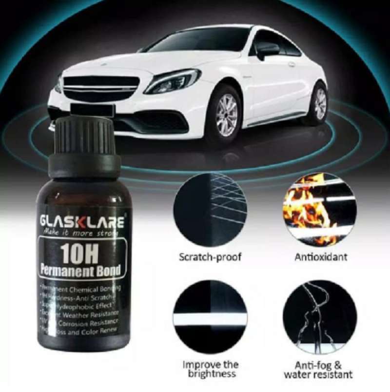 Jual Premium Nano Ceramic Diamond Coating 10h Glasklare Mobil Motor ...