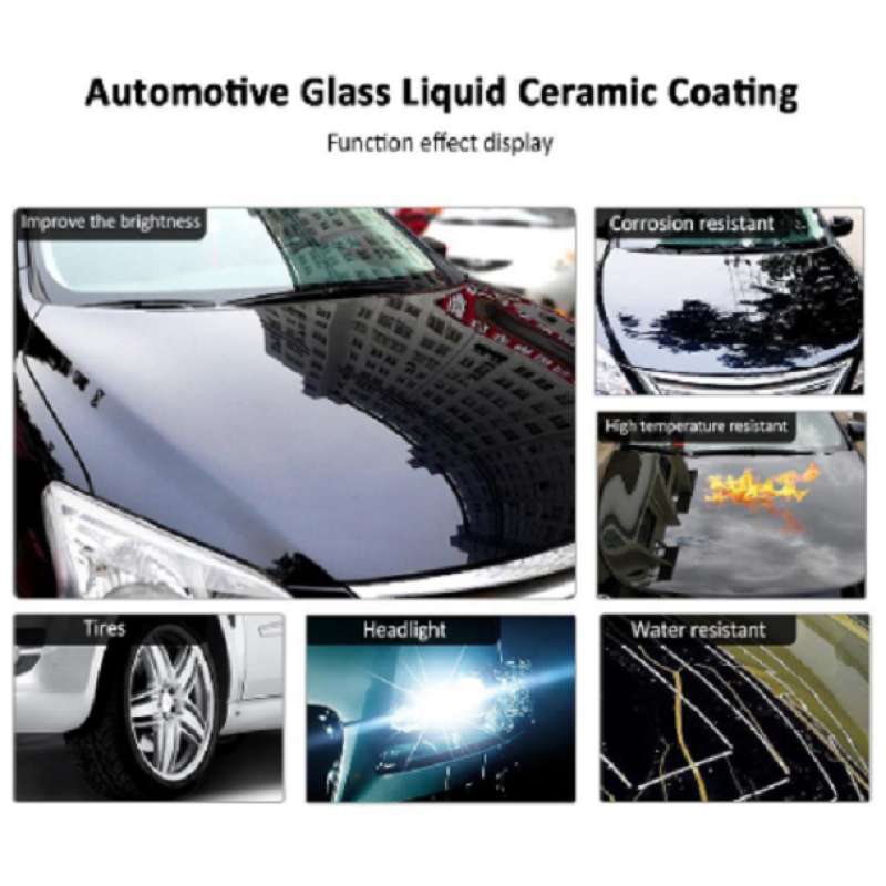Jual Premium Nano Ceramic Diamond Coating 10h Glasklare Mobil Motor ...